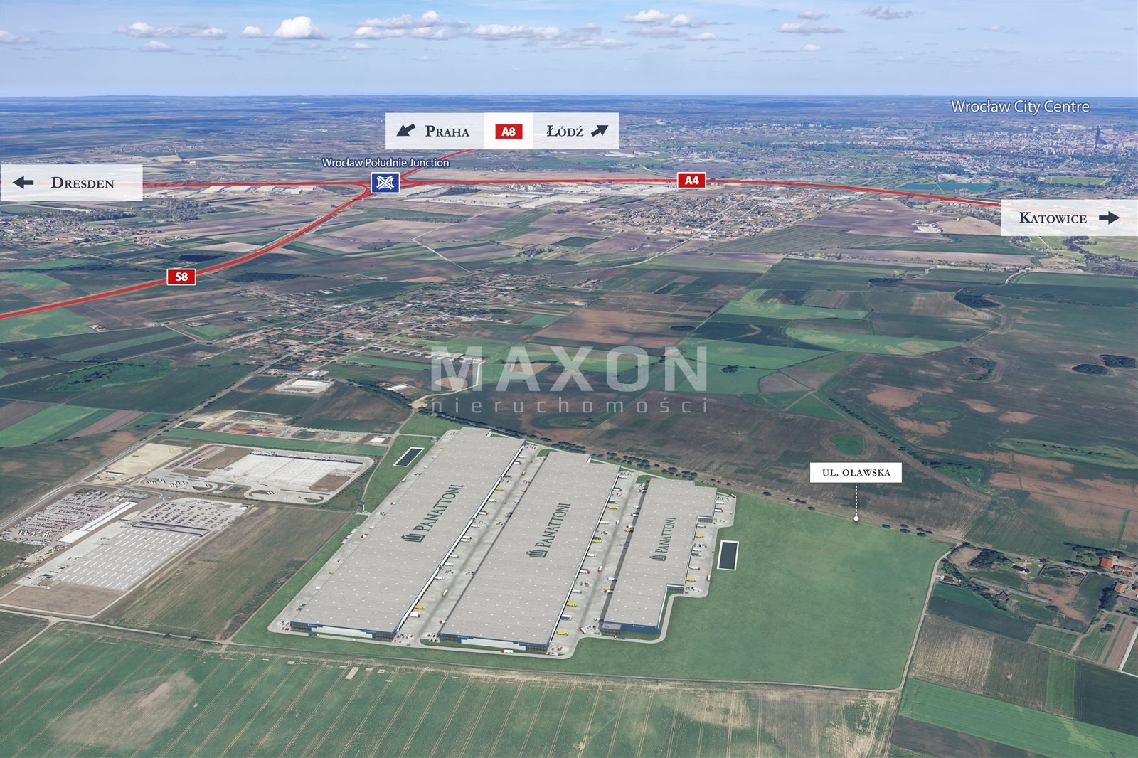 Magazyn do wynajęcia Panattoni Park Wrocław South Hub | Magnice ...